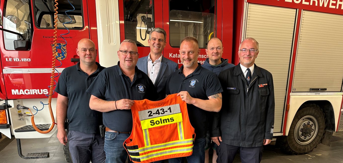 Neuer Wehrführer bei der Freiwilligen Feuerwehr Burgsolms | Stadt Solms